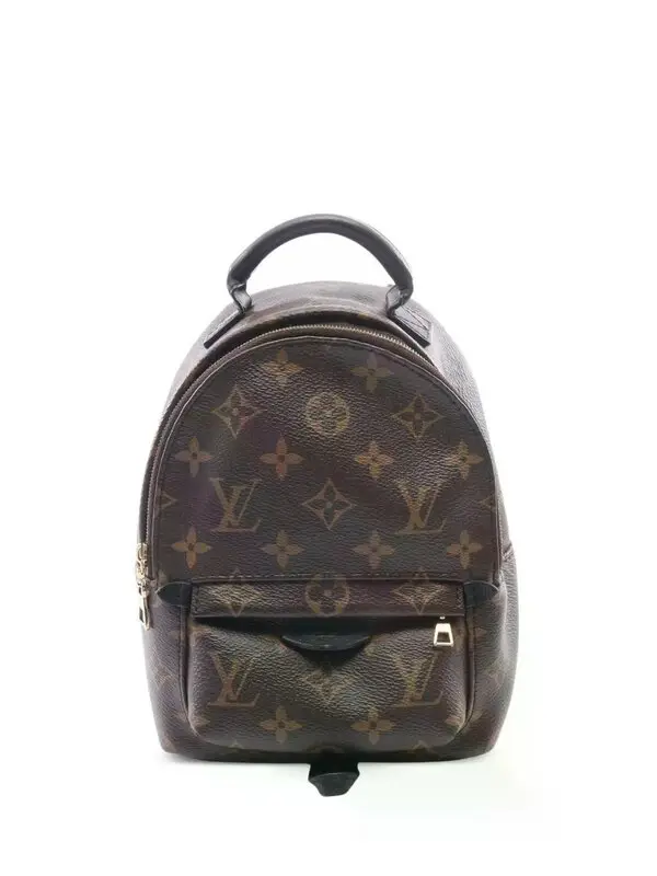 LOUIS VUITTON Monogram Palm Springs Mini Backpack - Brown