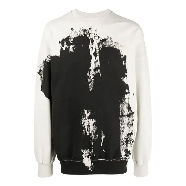 A-COLD-WALL* Cotton Relaxed Crewneck Sweatshirt 'black White