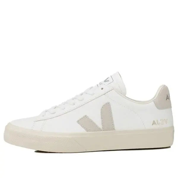 VEJA Campo Chromefree Lace-up Sneakers - White/natural