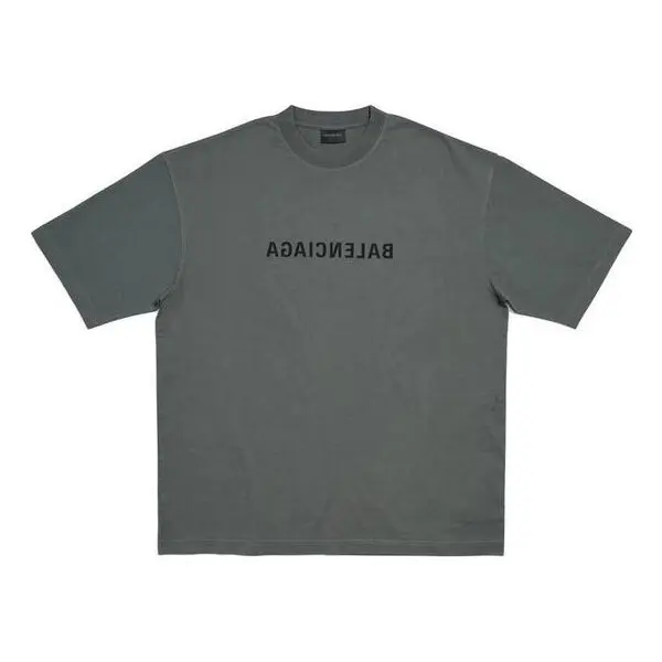 Balenciaga Mirror T-shirt Medium Fit - Grey