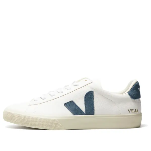 VEJA Campo Chromefree Lace-up Sneakers - White/blue