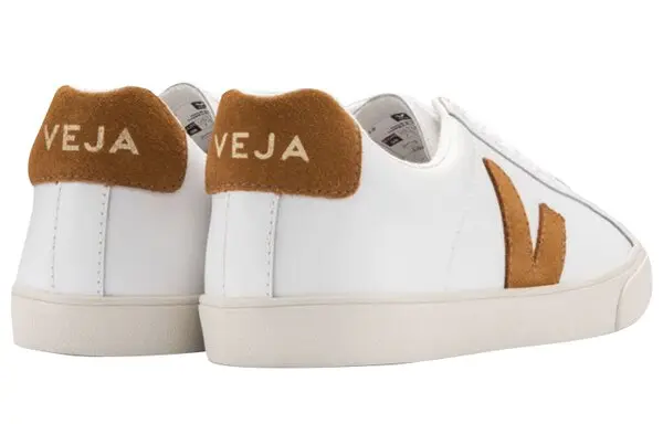 VEJA Esplar Leather Sneakers - White/camel