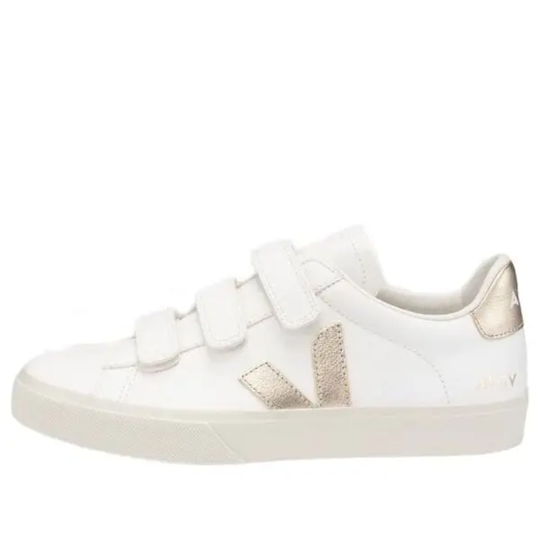 VEJA Recife Low-top Sneakers - White/gold