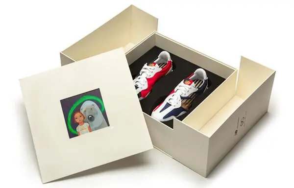 NEW BALANCE 327 X Kiks X Nuttsh Art 'white Red Blue