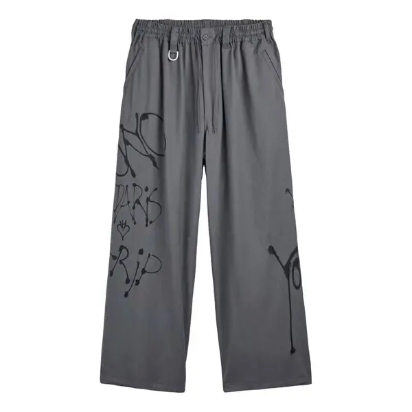 Adidas X Y-3 Chito Graphic Wide Wool Pants Asia Sizing