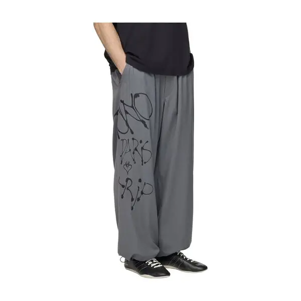 Adidas X Y-3 Chito Graphic Wide Wool Pants Asia Sizing