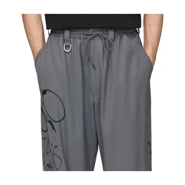 Adidas X Y-3 Chito Graphic Wide Wool Pants Asia Sizing