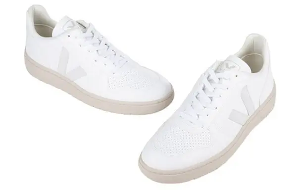 VEJA V-10 Lace-up 'full - White