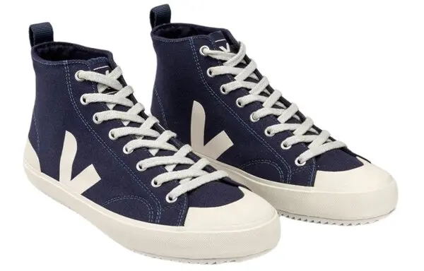 VEJA Nova High-top Sneakers - Navy/white