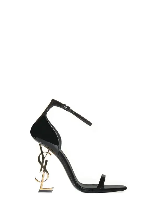 Saint Laurent Opyum Patent Leather Sandals - Multicolor