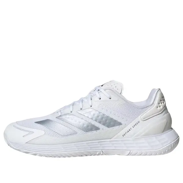 Adidas Defiant Speed 2 Tennis White Tech Grey Metallic Kj3106 - Cloud White/tech Grey Metallic/maroon