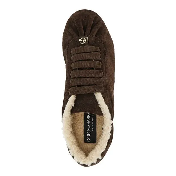 Dolce & Gabbana Ballet Suede Leather Sneakers