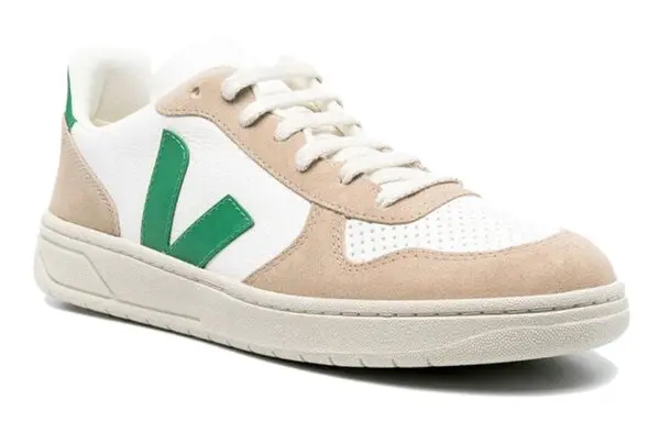 VEJA Chromfree Low-top Sneakers - White/beige/green