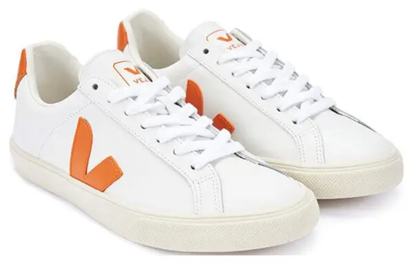 VEJA Esplar Lace-up - White/orange