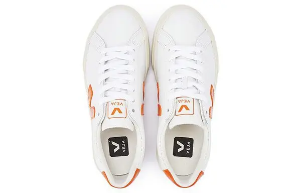 VEJA Esplar Lace-up - White/orange