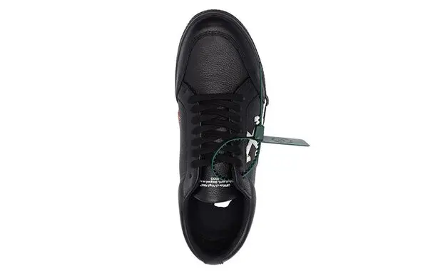 Off-White Low Vulcanized Canvas Sneaker - Black/white/red