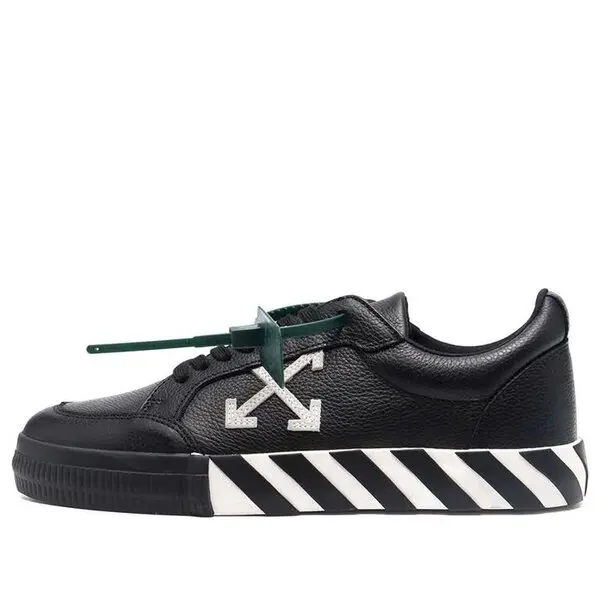 Off-White Low Vulcanized Canvas Sneaker - Black/white/red
