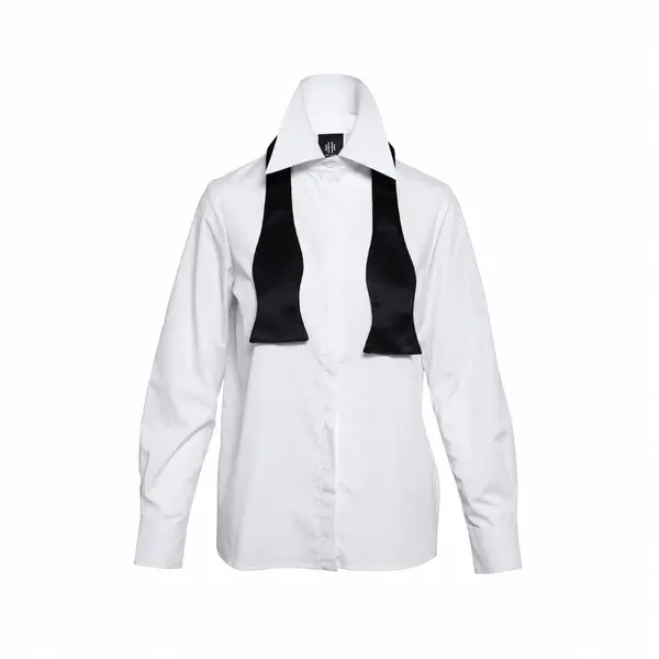HEDARE Carlott Open Bow-tie Shirt