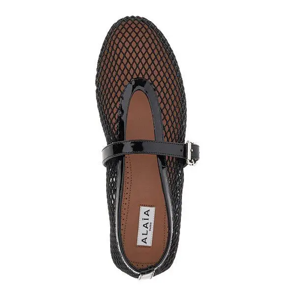 Alaïa Fishnet Ballerina Flats