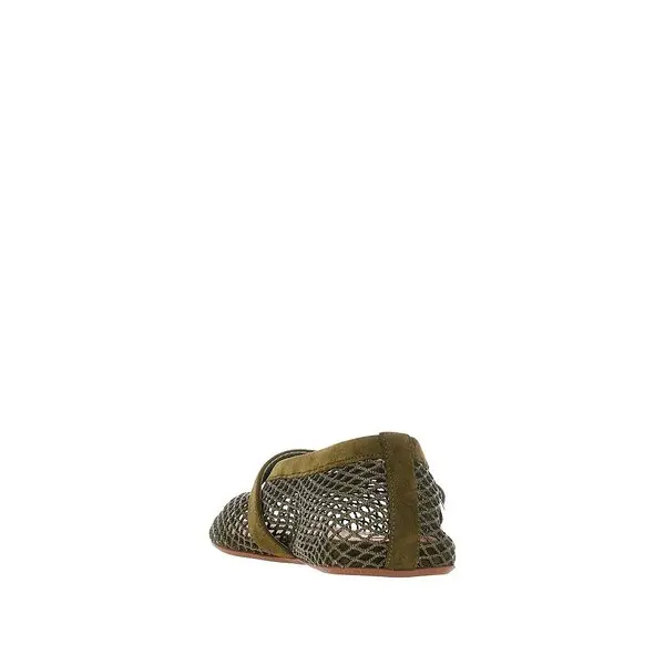 Alaïa Fishnet Ballerina Flats