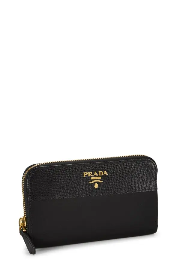 Prada Nylon & Zip Around Wallet