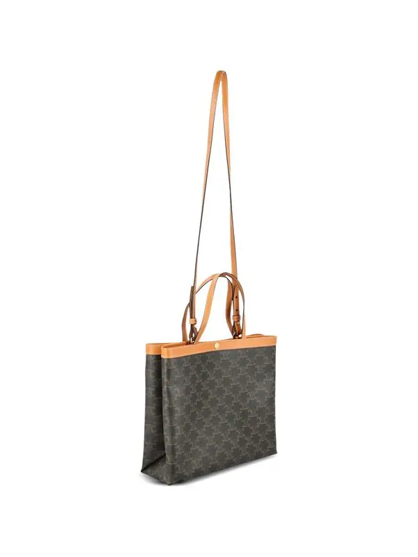 Celine Square Triomphe Canvas Small Tote