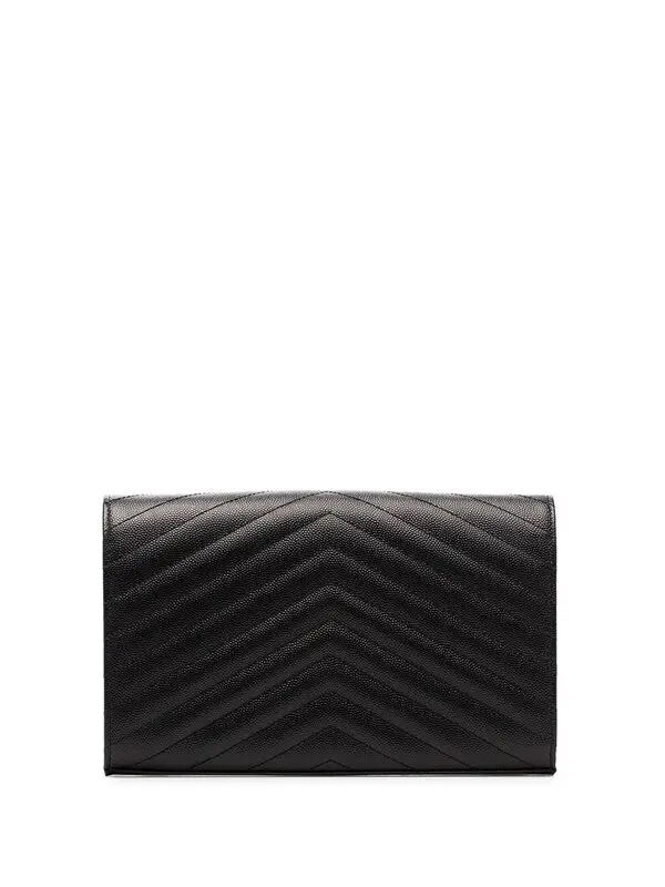 Saint Laurent Cassandre Leather Wallet On Chain
