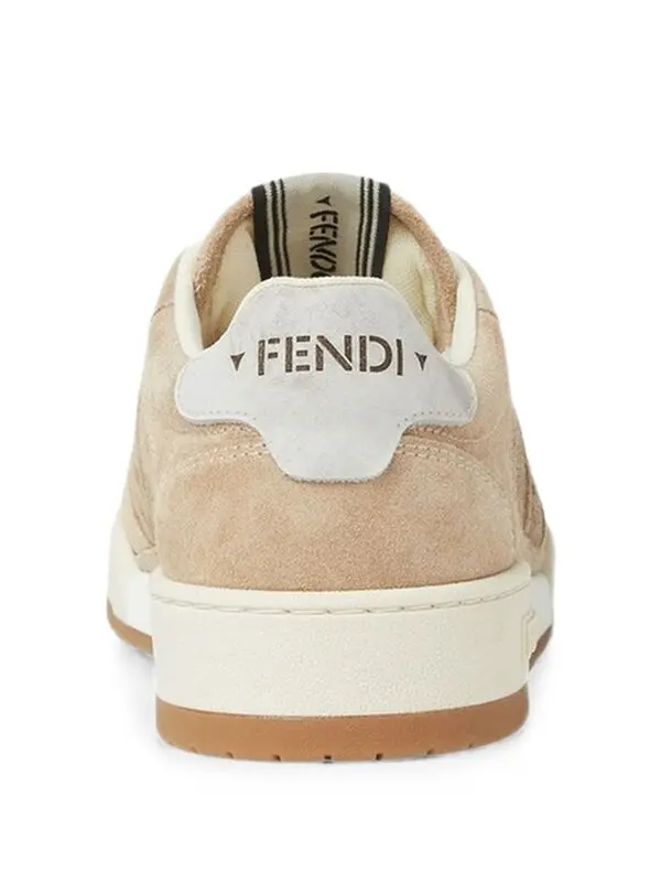 Fendi Match Leather Sneakers