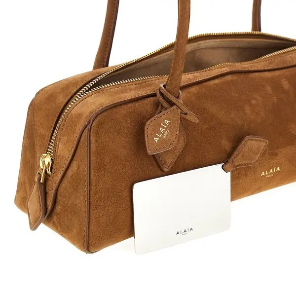 Alaïa Nubuck Leather Medium 'le Teckel' Bag