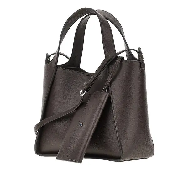 Stella McCartney Grained Vegan Leather 'stella Logo' Bag - Brown