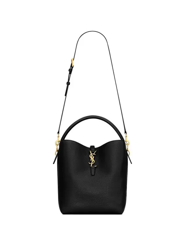 Saint Laurent Le 37 Medium Leather Bucket Bag