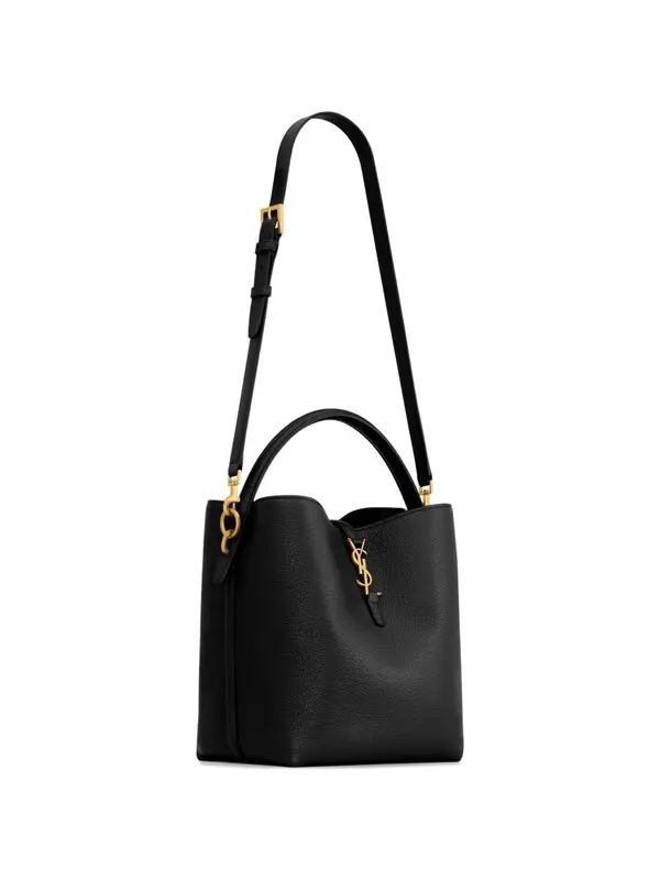 Saint Laurent Le 37 Medium Leather Bucket Bag