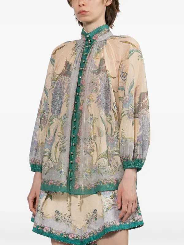 Zimmermann Indra Cotton And Silk Blouse