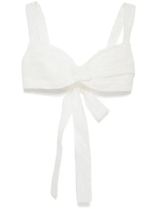 Zimmermann Crush Cotton Bralette