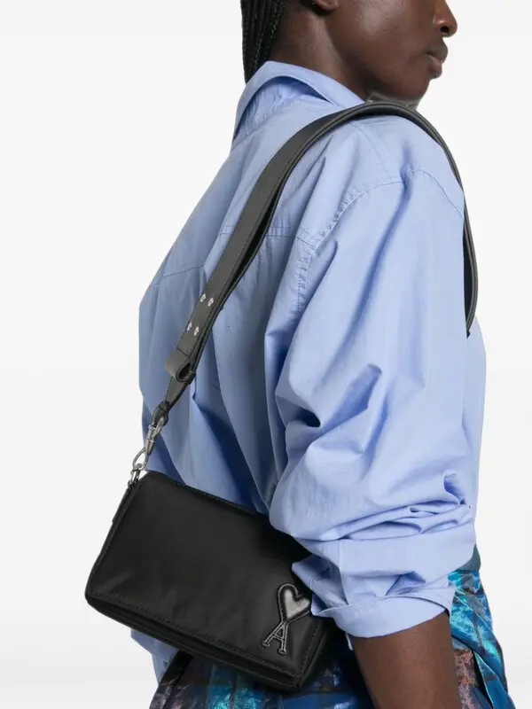 AMI Paris Marcel Nylon Camera Bag