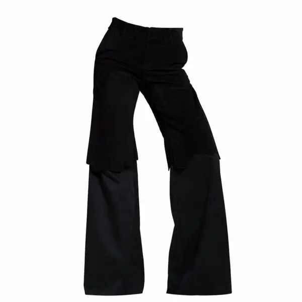 HEDARE Sklar Suede Flared Trousers