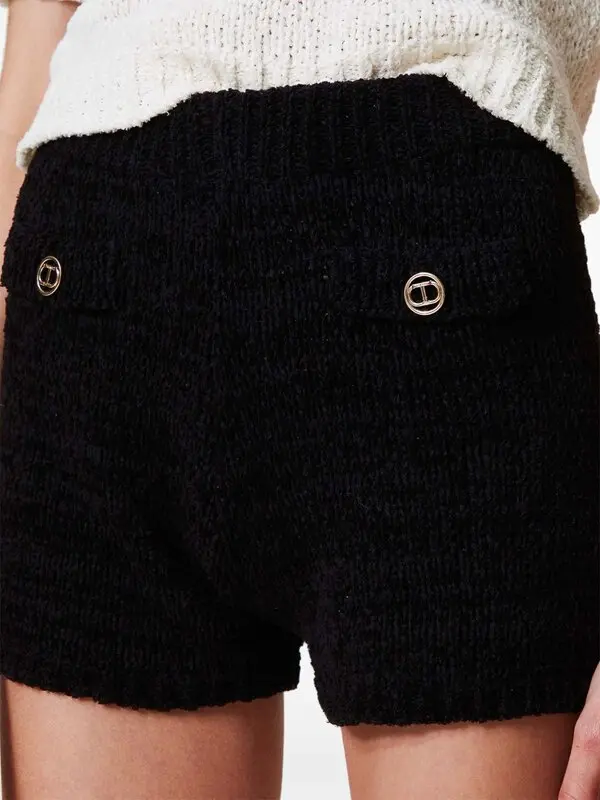 TWINSET Oval T Knit Shorts