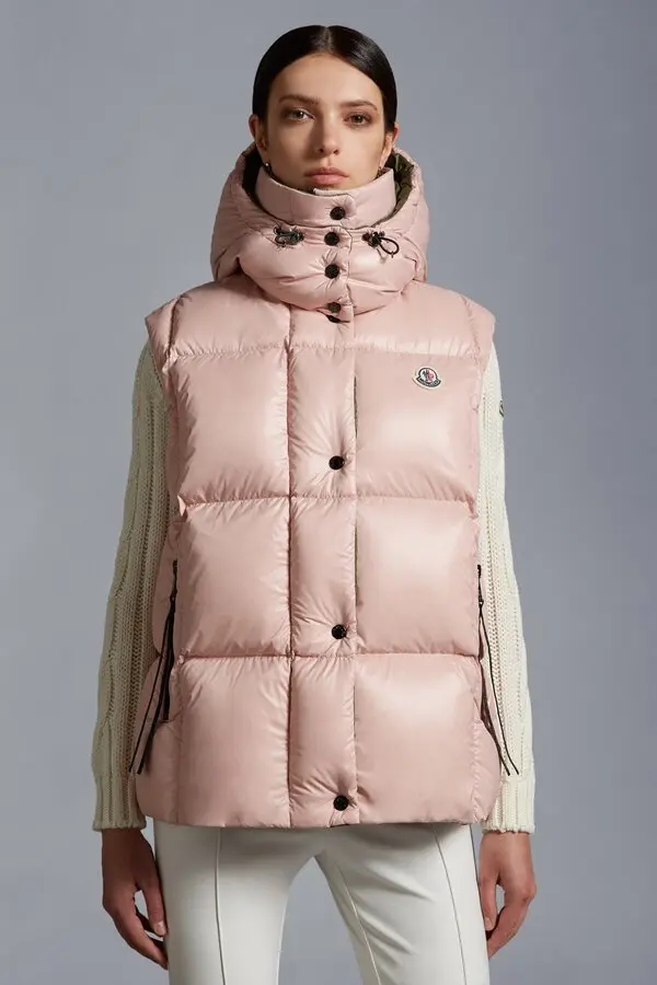 Moncler Luzule Down Gilet - Pink