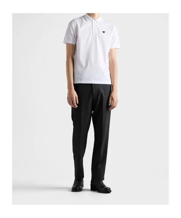 Prada Piqué Polo Shirt