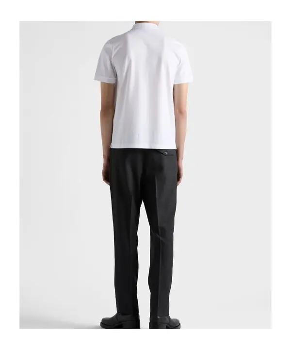 Prada Piqué Polo Shirt