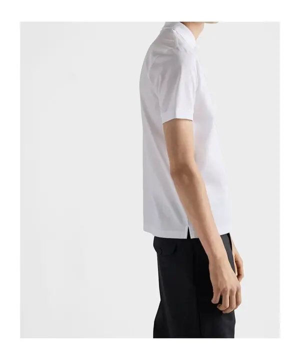 Prada Piqué Polo Shirt