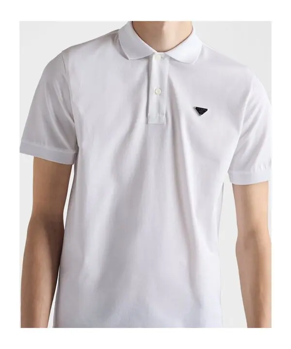 Prada Piqué Polo Shirt