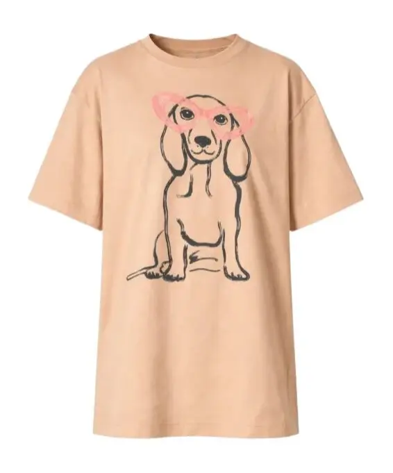 TWINSET Dog-print T-shirt - Nude