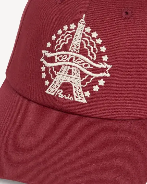 Kenzo Eiffel Tower Design Embroidered Cap