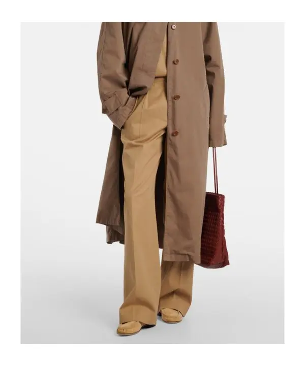 THE ROW Suede Penny Loafers