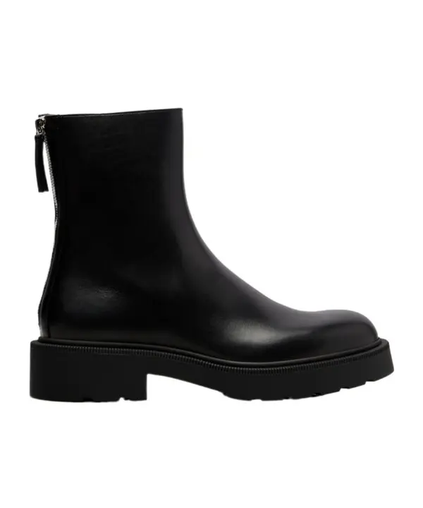 THE ROW Nobilis Fast Leather Ankle Boots