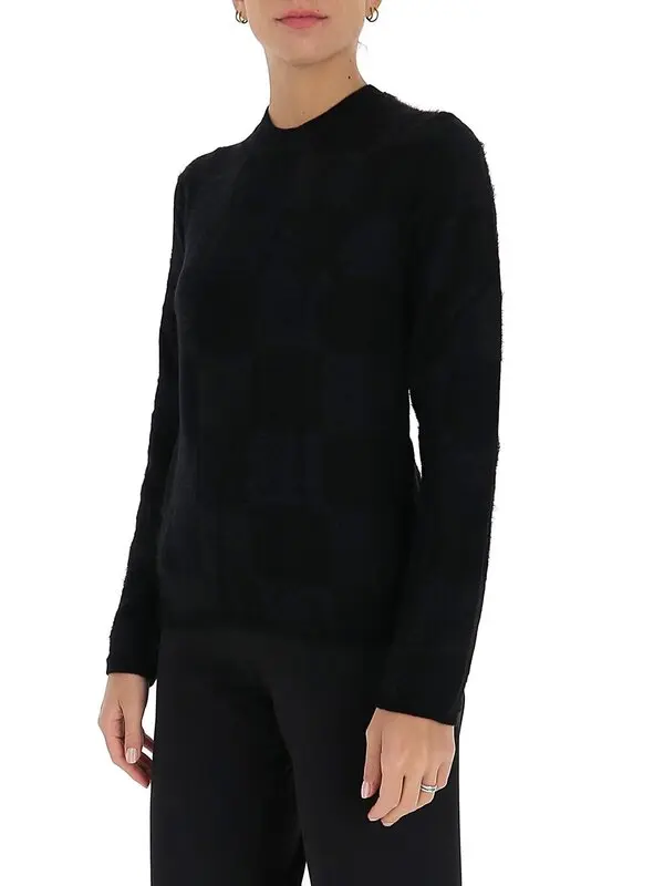 Comme Des Garçons Textured Square Knit Jumper