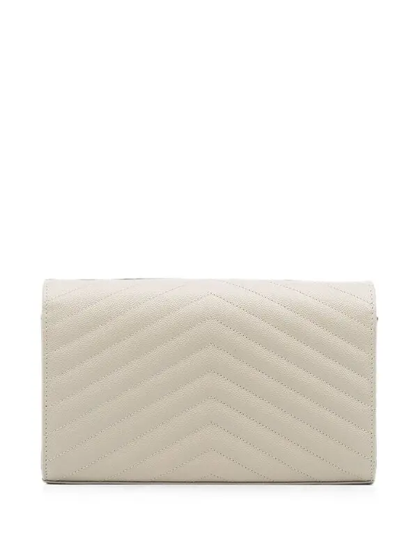 Saint Laurent Cassandre Leather Wallet On Chain