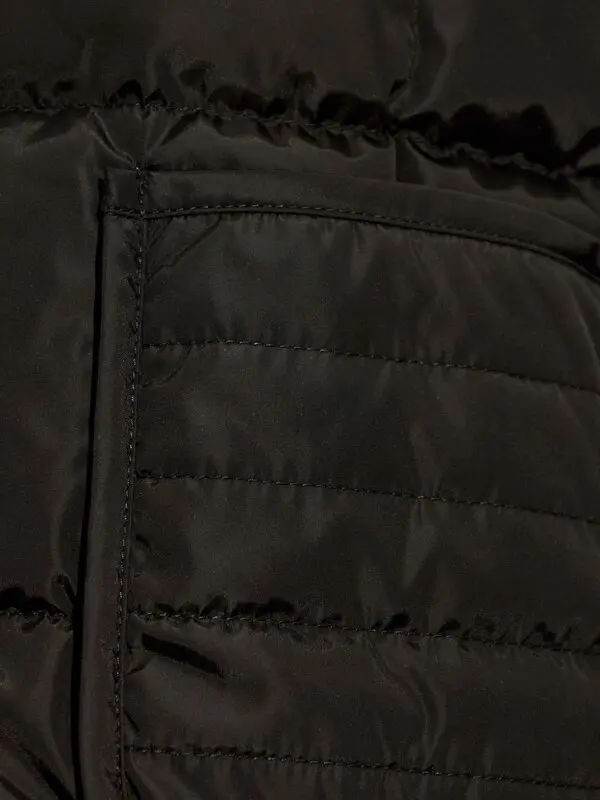 Moncler Wool And Nylon Padded Cardigan
