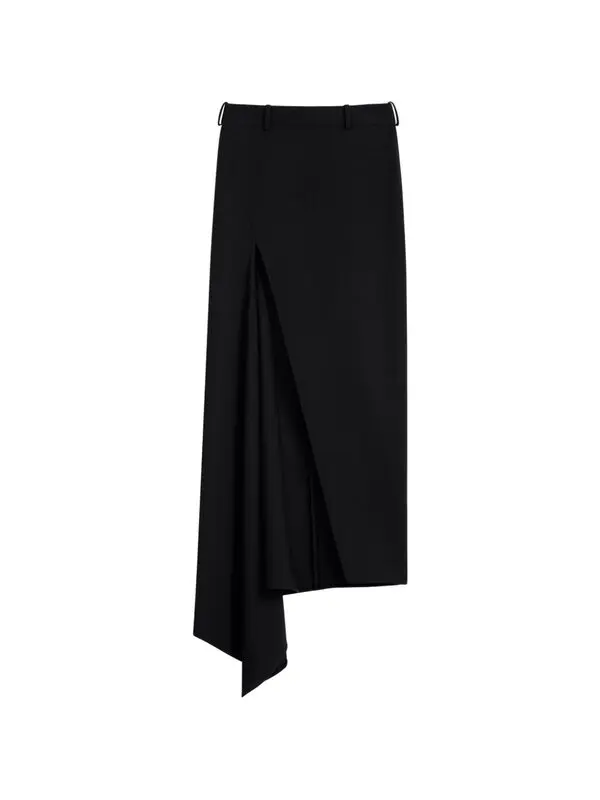 Givenchy Wool Long Skirt